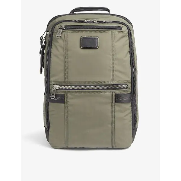 Tumi Dynamic Multi-Pocket Shell Backpack - Olive Green | Editorialist